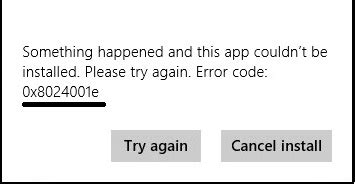 Fix Error X E Windows Update And Windows Store Error Earth S Lab