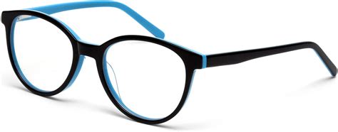 Round Thin Keyhole Horn Rim Plastic Reading Glasses Teal