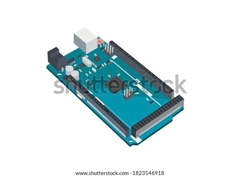 Arduino Mega Board Iot Microcontroller 库存插图 1823546918 Shutterstock