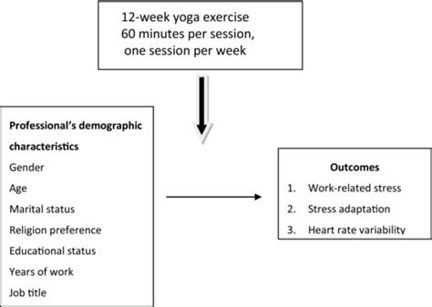 The Conceptual Framework Of The Effects Of Yoga On Stress Stress Download Scientific Diagram