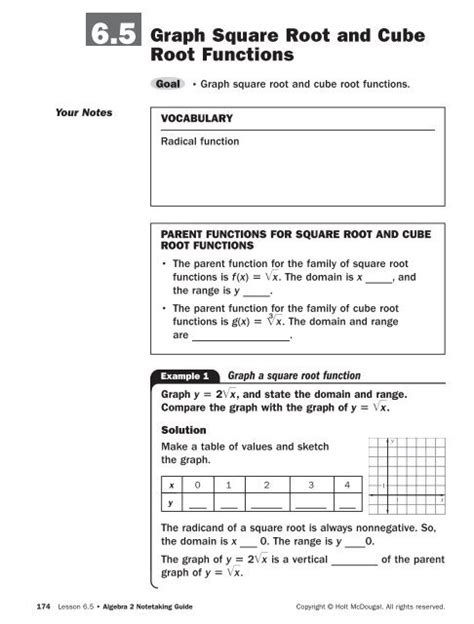 65 Graph Square Root And Cube Root Functions Mathnmind