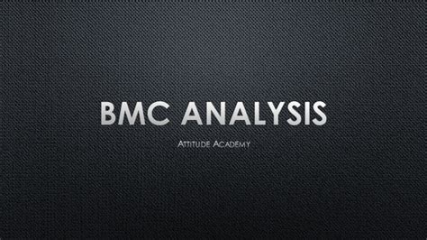 BMC Analysis Master Attitude Of Development