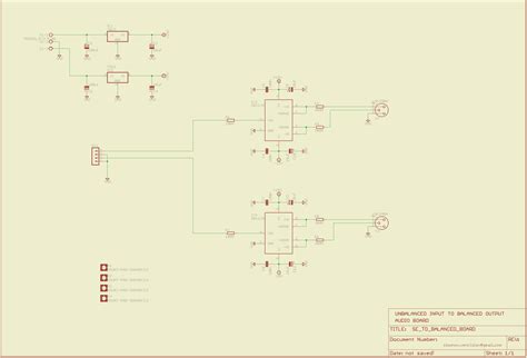 Unbalanced To Balanced Converter For Audio With Drv134 Audio Workshop