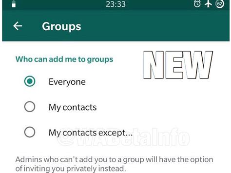 Una Nueva Función De Whatsapp Permitirá Elegir Quién Invita A Un
