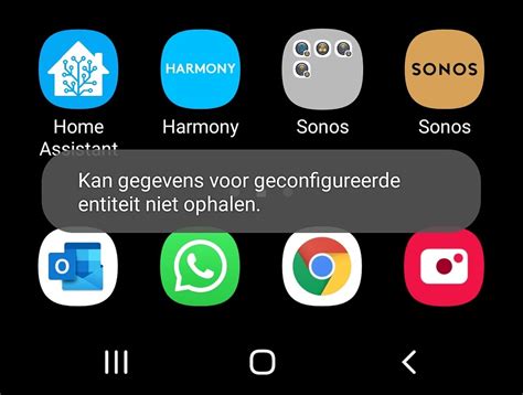 Is This Error Message On Android Home Assistant Related Home