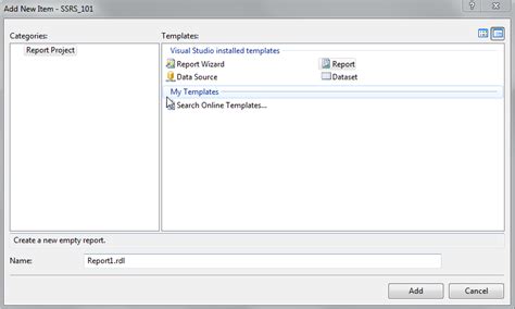 Ssrs 101 Creating Basic Report In Bids Part I Just A Thought