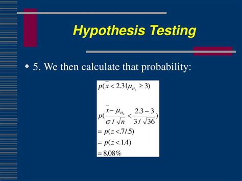 Ppt Hypothesis Testing Powerpoint Presentation Free Download Id 549123