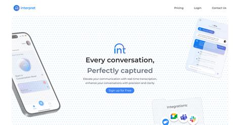 interpret ai meeting transcription taaft