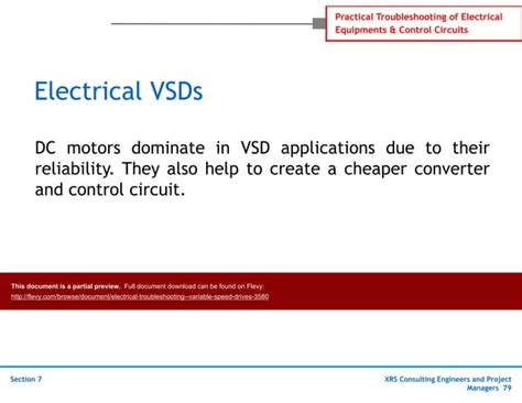 Electrical Troubleshooting Variable Speed Drives PPT