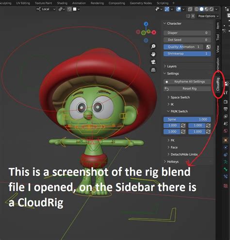 Animation Link A Rig Have An Issue With Character IK FK Setting V Blender Stack Exchange