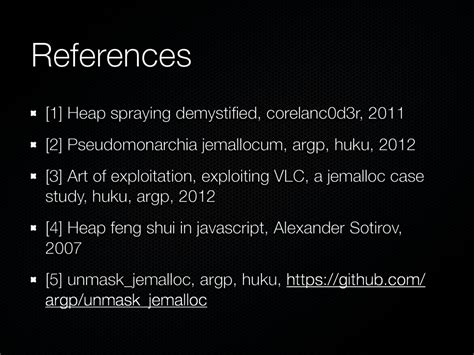 Exploiting The Jemalloc Memory Allocator Owning Firefoxs Heap Speaker Deck
