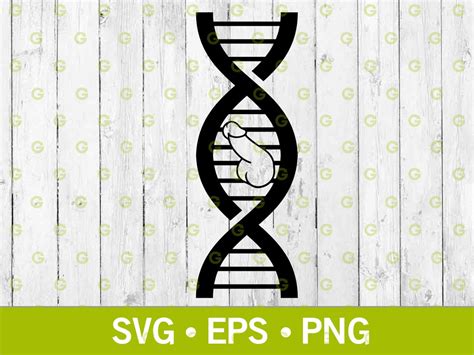 Penis Dna Strand Svg Dna Svg Erotic Art Svg Dick Svg Sex Svg