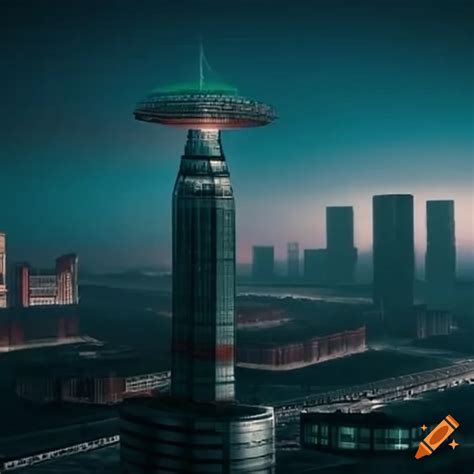 Futuristic Soviet City On Craiyon