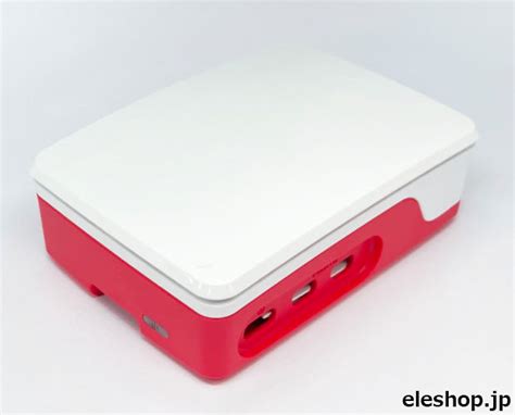 Raspberry Pi 5用 公式ケース Redwhite Sc1159