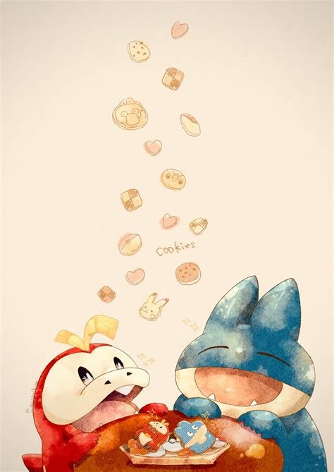 Pikachu Piplup Fuecoco Psyduck And Munchlax Pokemon Drawn By