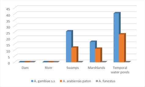Average Anopheles Sibling Species In Various Breeding Sites Download Scientific Diagram