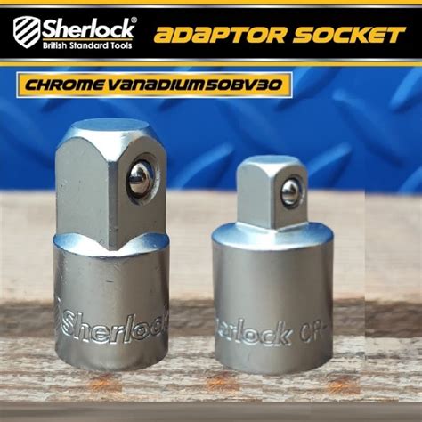 Jual Adaptor Socket Sambungan Kunci Shock Sherlock 1 2 3 8 Inch Shopee Indonesia