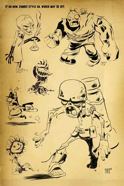 植物大战僵尸美术设定集电子版全图 哔哩哔哩