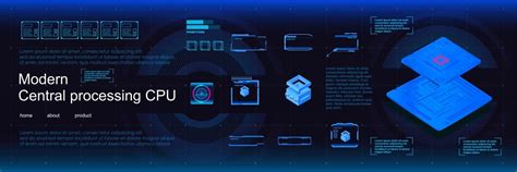 Premium Vector New Generation Microprocessor Realistic Processor For A Computer Presentation