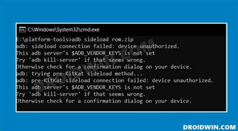 Adb Vendor Keys Not Set How To Fix Droidwin
