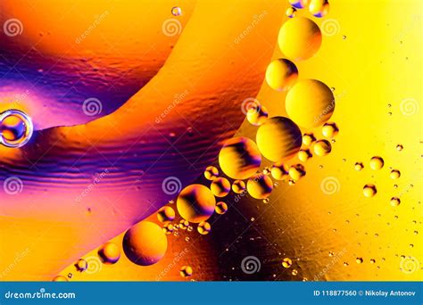 Scientific Image Of Cell Membrane Macro Up Of Liquid Substances