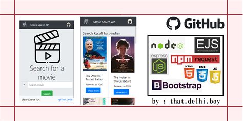 GitHub Thatdelhiboy MovieSearch Using API MovieSearch Using Node Express And External API