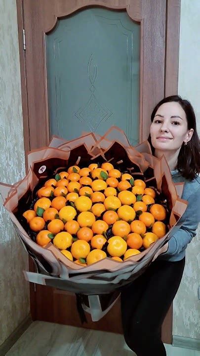 Букет из мандаринов Youtube