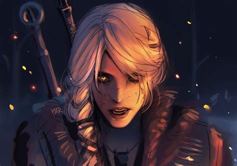 Ciri The Witcher And More Drawn By Ymr Danbooru