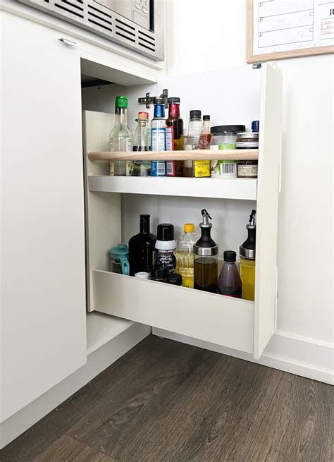 DIY Pull Out Drawer For Spices And Oil Hana S Happy Home