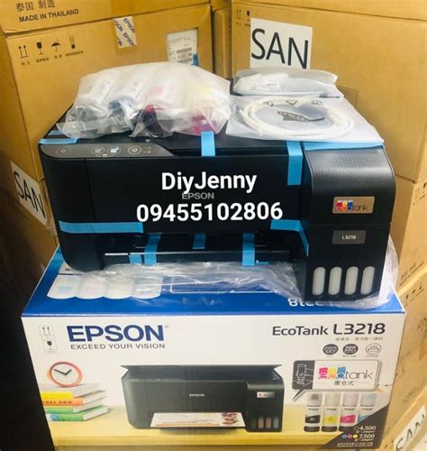EPSON L3218 printer 3 in 1 unit, Computers & Tech, Printers, Scanners ...