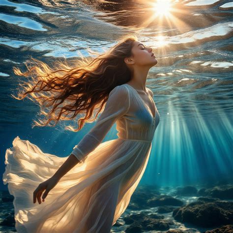 In Ocean Beauty Swim On The Warer ☺️🤗☺️😚😚 — Image Created In Shedevrum