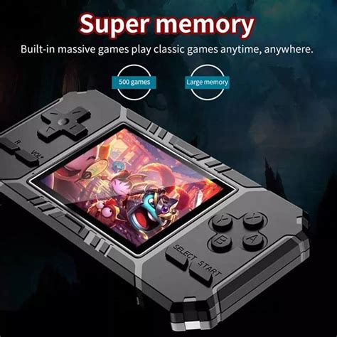 Contex Portable Mini Handheld Game Console 8 Bit 3 0 Inch Color Screen Lcd Built In 500 Games