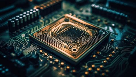 Premium Ai Image Abstract Circuit Board Pattern Showcases Complexity Of Computer Equipment