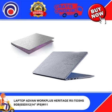 Laptop Advan Workplus Heritage R Hs Gb Ssd Ips W Promedia Computer