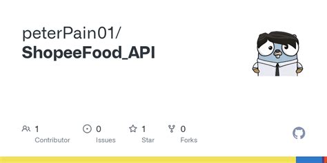 Github Peterpain Shopeefood Api