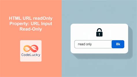 Html Text Readonly Property Text Input Read Only Codelucky