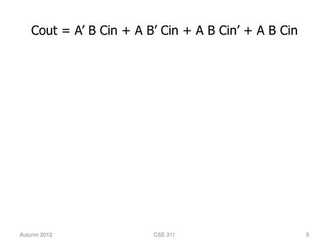 Ppt Cse 311 Foundations Of Computing I Powerpoint Presentation Free
