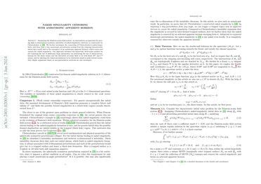Naked Singularity Censoring With Anisotropic Apparent Horizon Papers