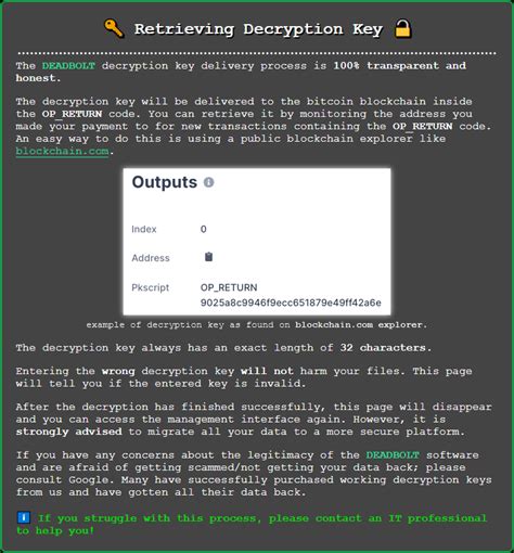 Deadbolt Ransomware Decryption Unlock Your Data Group Ib Blog