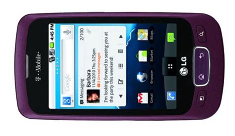 Lg Optimus T To Hit T Mobile For Slashgear
