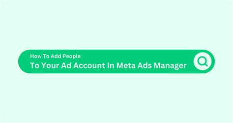 How To Add Users To Meta FB Ads Manager Meta Access Levels