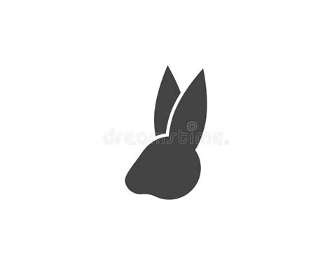 Vector De La Plantilla Del Logotipo Del Conejo Ilustración Del Vector