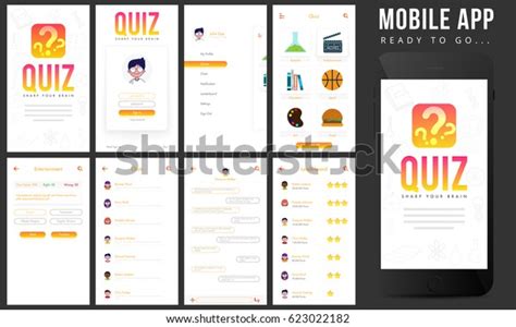 Creative Mobile App Ui Ux Gui Stock Vector Royalty Free 623022182 Shutterstock