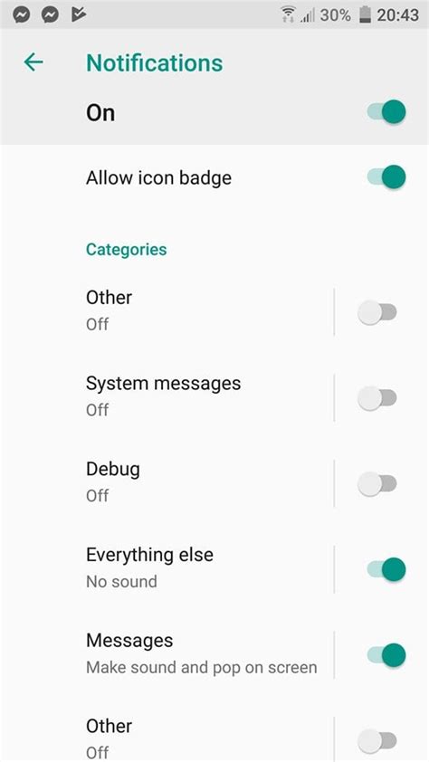 help with android notification settings bumble
