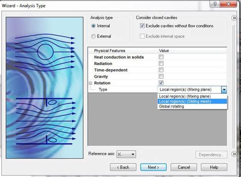 Rotating Mesh Region Solidworks Flow Simulation Computer Aided Technology