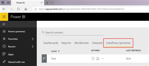 Microsoft BI Tools Power BI Introducing Dataflows