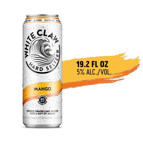 White Claw Hard Seltzer Mango 19 2 Fl Oz Can Ralphs