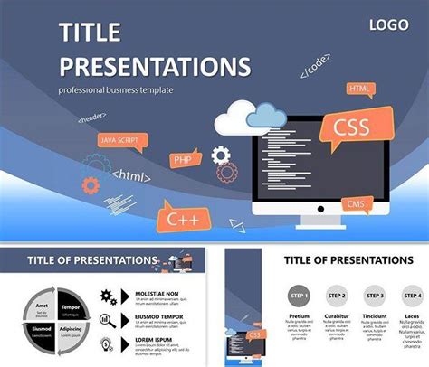 Web Programming Languages Powerpoint Template For Presentation