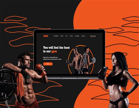 Landing Page For Gym Behance