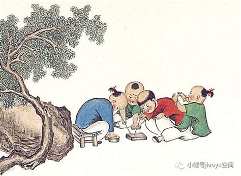 稚子弄冰怎么画配图 子弄冰怎么画简笔画 子弄冰配图简笔画 大山谷图库